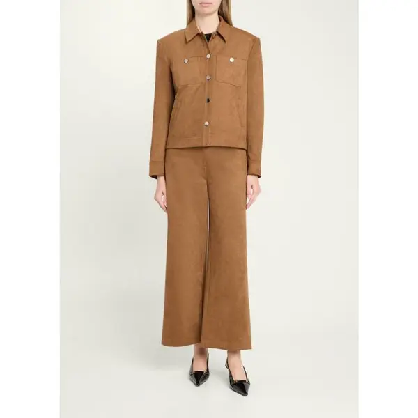TOCCIN Blaire Cropped Wide-leg Weekend Pants
