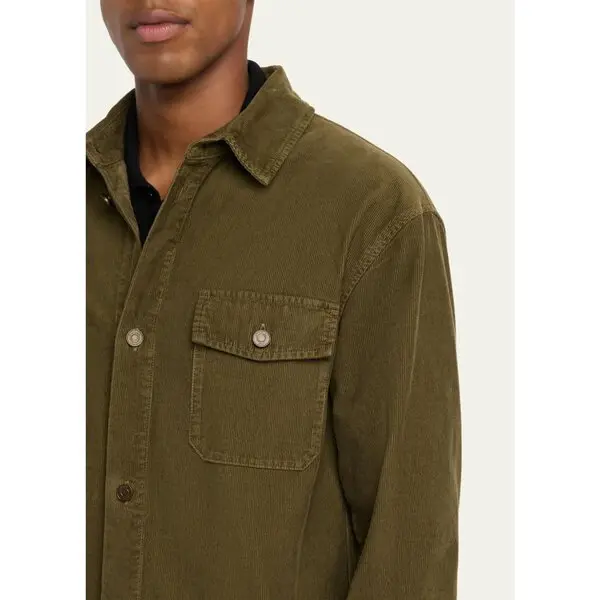 Saint Laurent Classic-fit Corduroy Overshirt