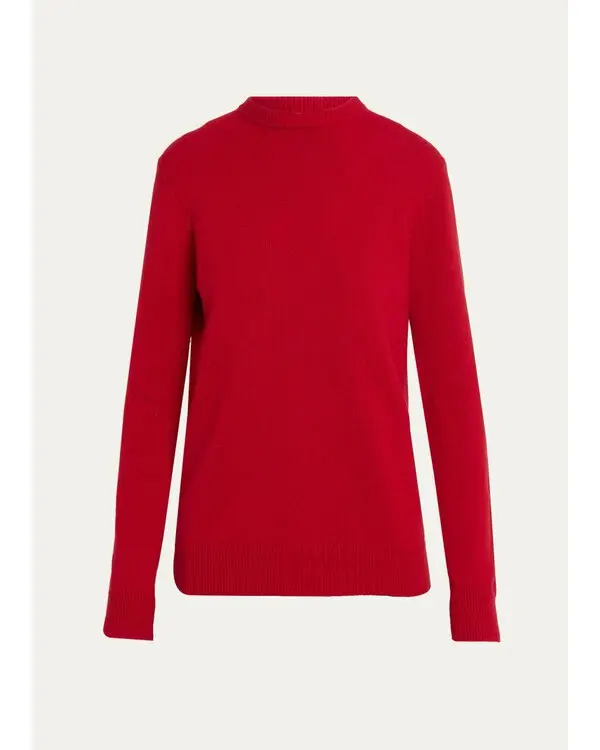 Michael Kors Long Sleeve Cashmere Crewneck Sweater