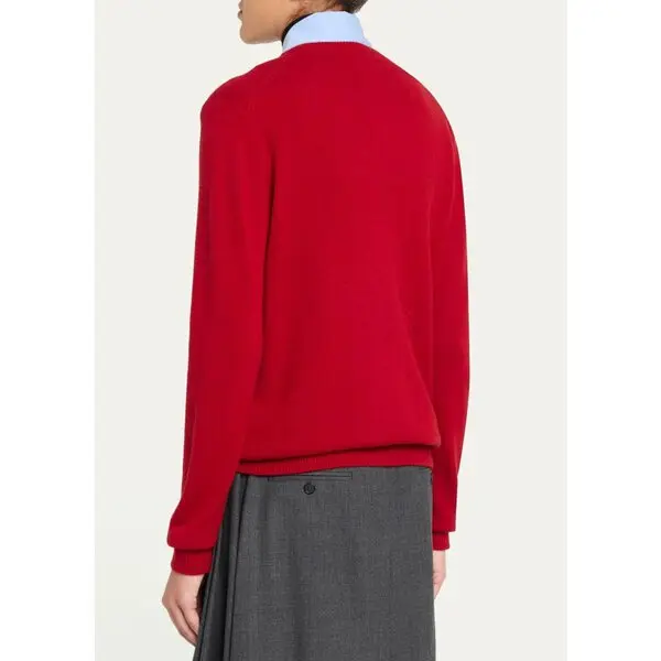 Michael Kors Long Sleeve Cashmere Crewneck Sweater