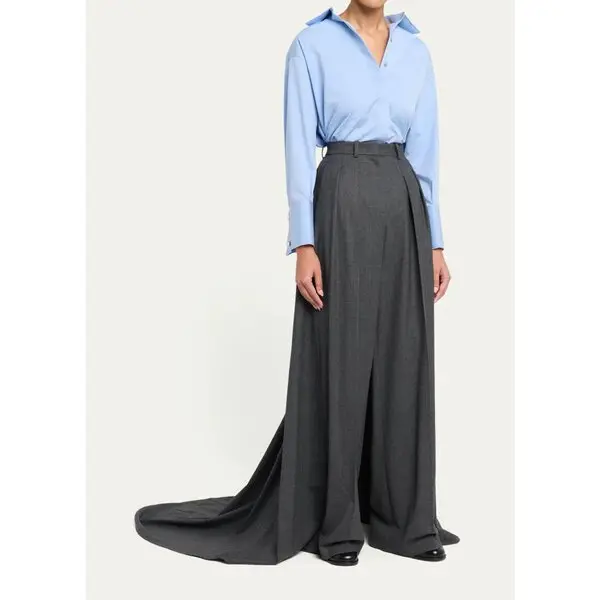 Michael Kors Opera Wide-leg Stretch Wool Trousers