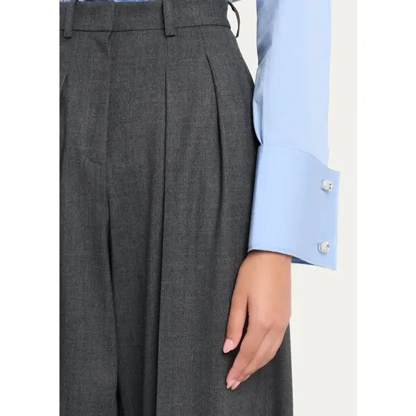 Michael Kors Opera Wide-leg Stretch Wool Trousers