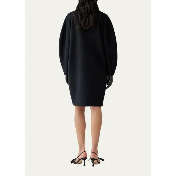 Carolina Herrera Wool Double-breasted Cocoon Coat