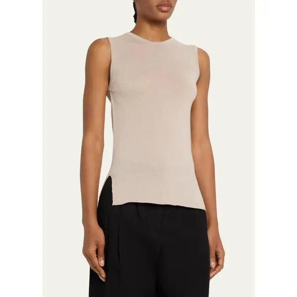 Majestic Filatures Cashmere Crewneck Tank Top