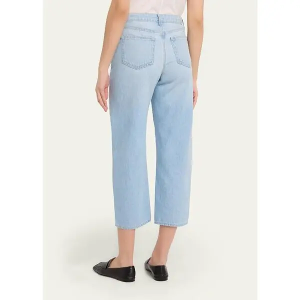 L'Agence Mallis High-rise Bow-leg Jeans