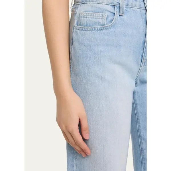 L'Agence Mallis High-rise Bow-leg Jeans