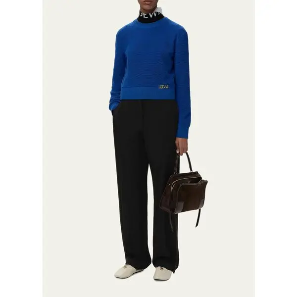 Loewe Side-stripe Straight-leg Pants