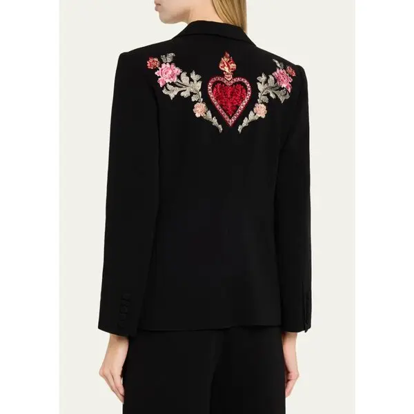 Cinq À Sept Karlie Rococo Embroidered Blazer