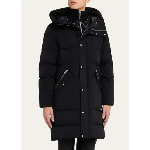 Mackage Werner-z Quilted Down Parka With Removable Bib