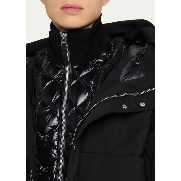 Mackage Werner-z Quilted Down Parka With Removable Bib