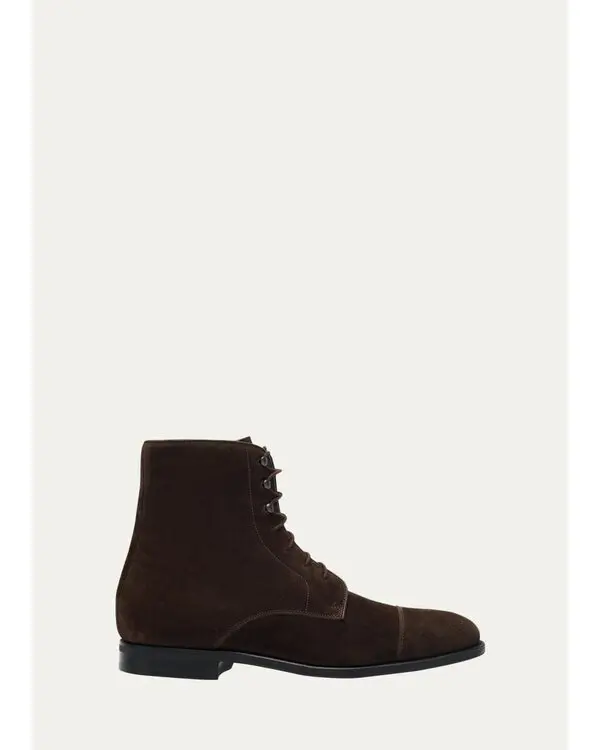 Church's Edworth R 2.0 Suede Lace-up Boots - Black