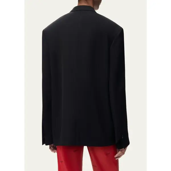 Loewe Double-breasted Wool-blend Blazer