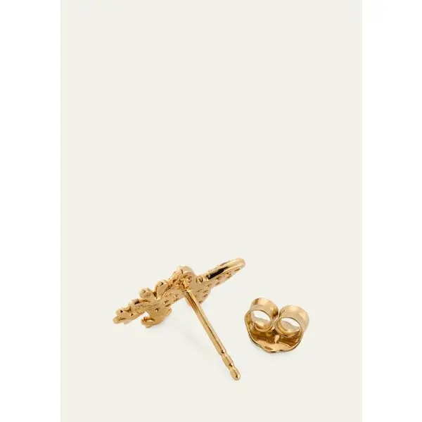 SYDNEY EVAN 14k Butterfly Daisy Cluster Stud Earring, Single