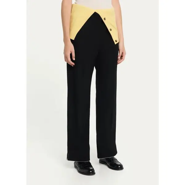 Loewe Removable-flap Wool-cotton Trousers