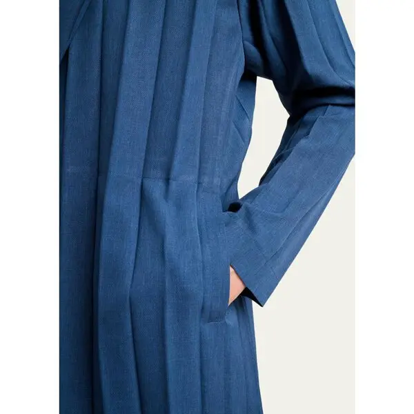 Issey Miyake Edge Ensemble Single-breasted Pleated Jacket