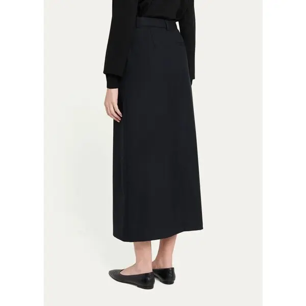 Theory Tailored Front-vent Maxi Skirt