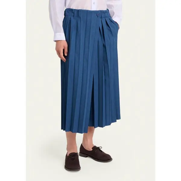 Issey Miyake Edge Ensemble Pleated Trousers