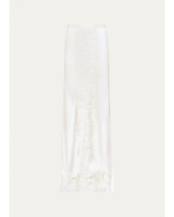 TWP Lace Silk Maxi Skirt
