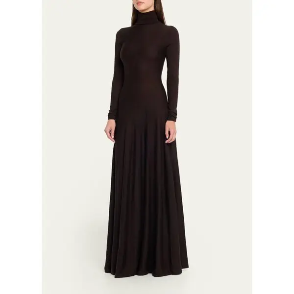 Adam Lippes Naomi Cashmere Knit Turtleneck Dress