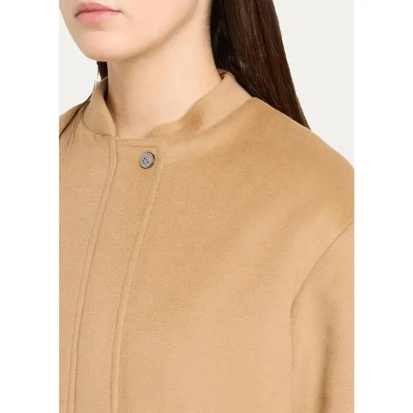 Cinzia Rocca Short Collarless Bomber Jacket