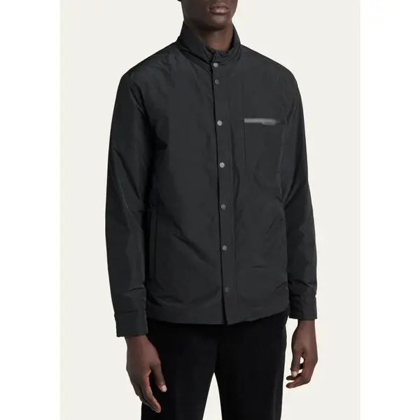 Moncler Snap-front Down Jacket