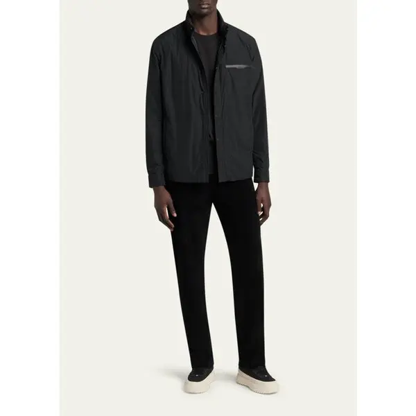 Moncler Snap-front Down Jacket
