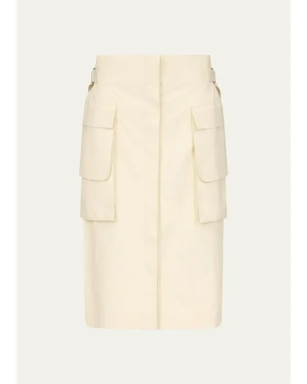 Ossou Glen Knee-length Cargo Skirt