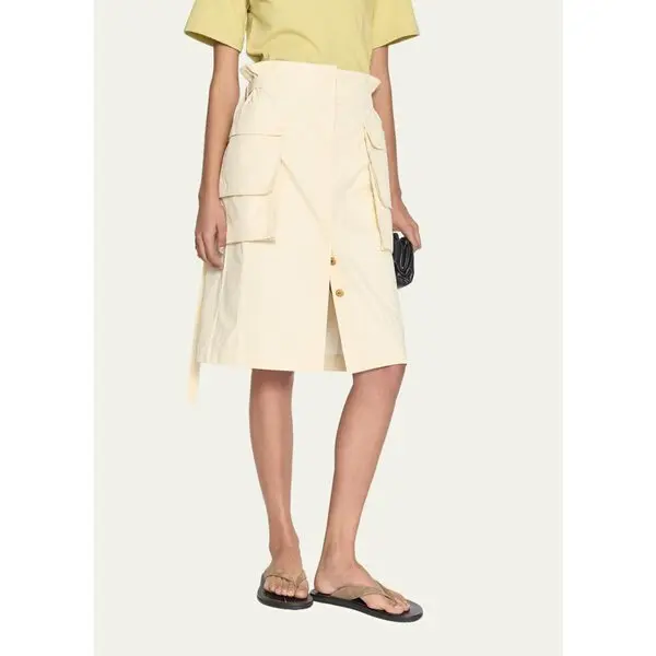 Ossou Glen Knee-length Cargo Skirt