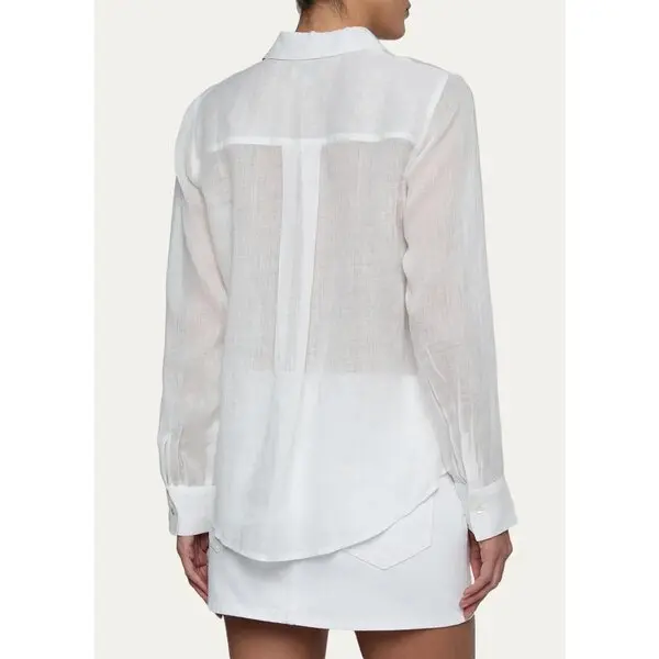 L'Agence Ellery Sheer Ramie Blouse