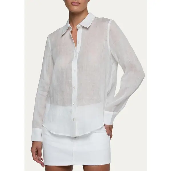 L'Agence Ellery Sheer Ramie Blouse