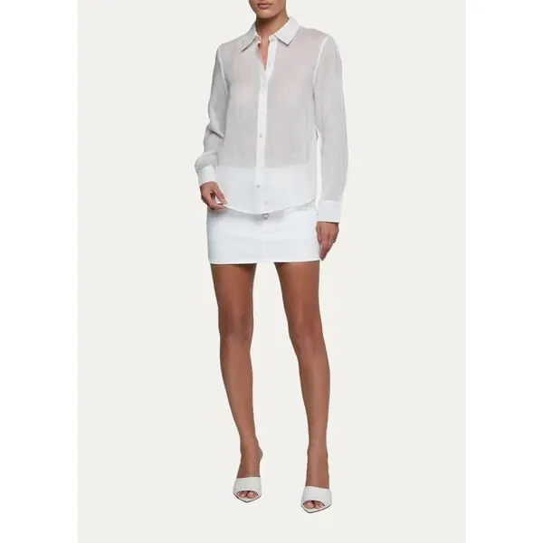 L'Agence Ellery Sheer Ramie Blouse