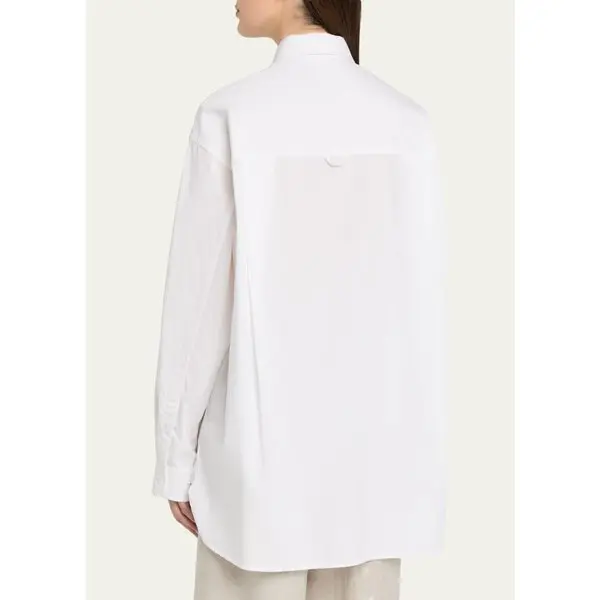 Maria Mcmanus Oversized Long-sleeve Tunic Shirt