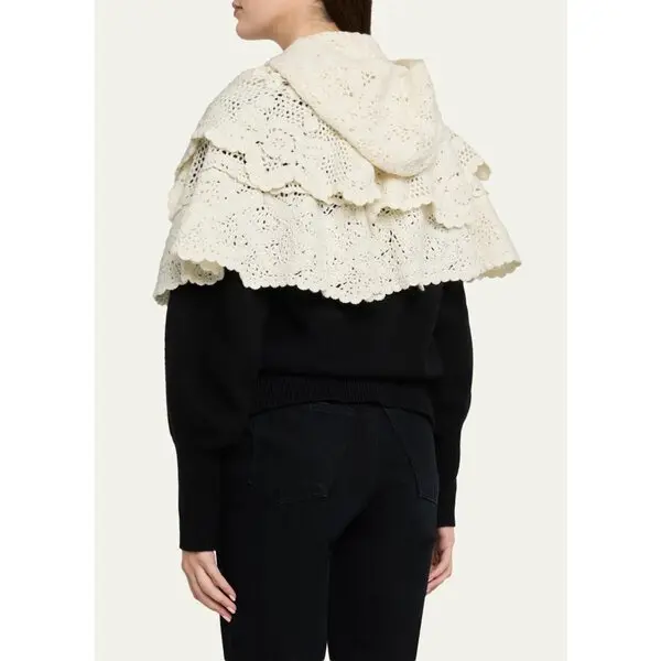 Sea Wright Knit Crochet Capelet