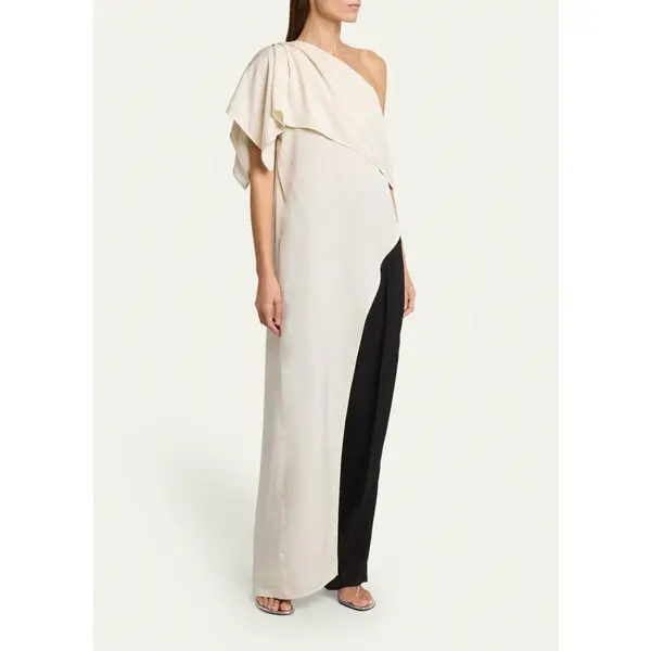 Proenza Schouler Haya Asymmetric Draped Top