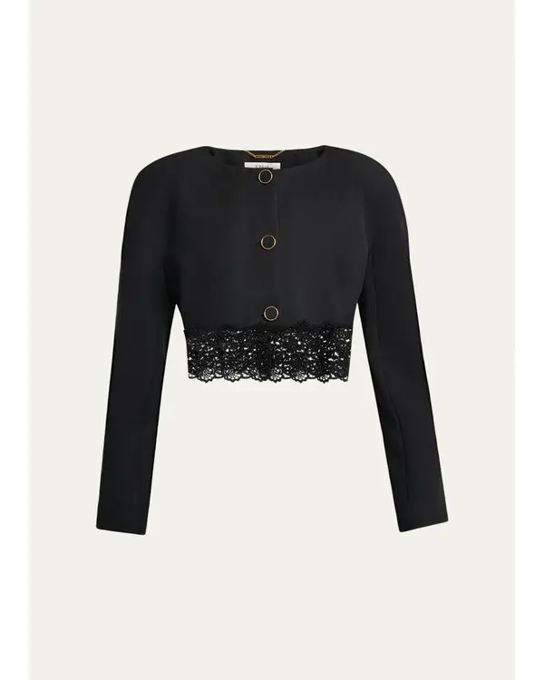 Chloé Lower Impact Wool Grain De Poudre Jacket