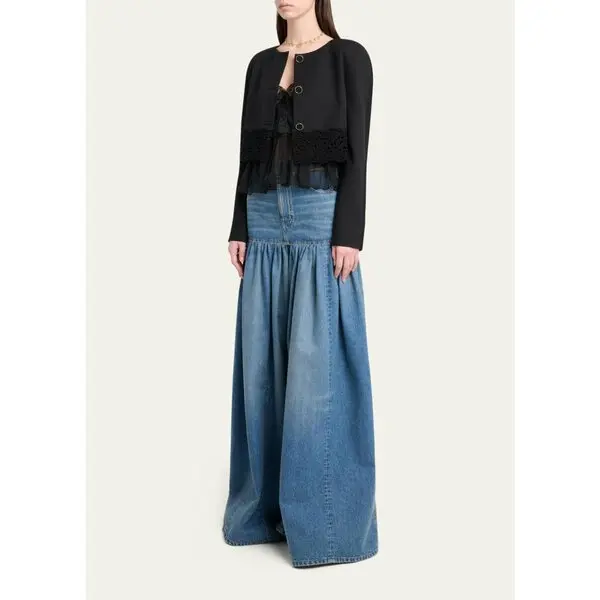 Chloé Lower Impact Wool Grain De Poudre Jacket