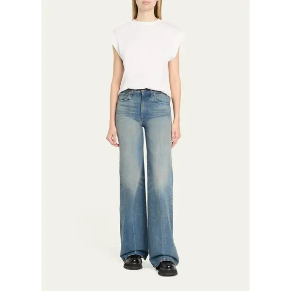 R13 Charlotte Wide-leg Jeans