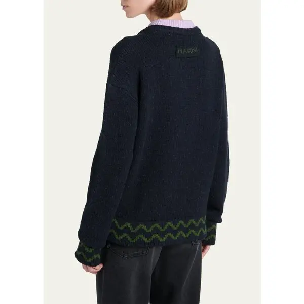 Marni Layered Wool Sweater