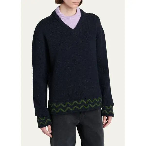 Marni Layered Wool Sweater