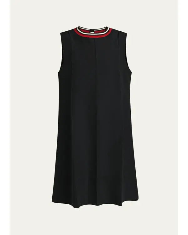 Marni Sleeveless Wool Mini Dress - Black