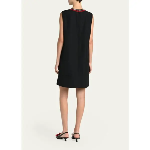 Marni Sleeveless Wool Mini Dress