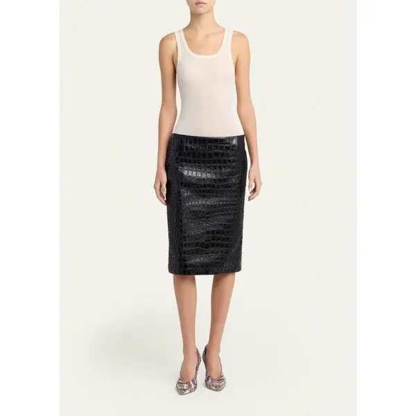 Versace Scoop-neck Ribbed Wool Tank Top