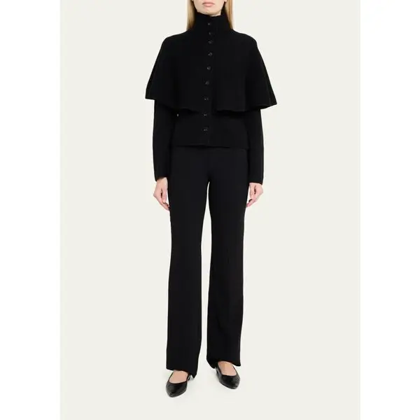 Vince Wool-blend Turtleneck Cape