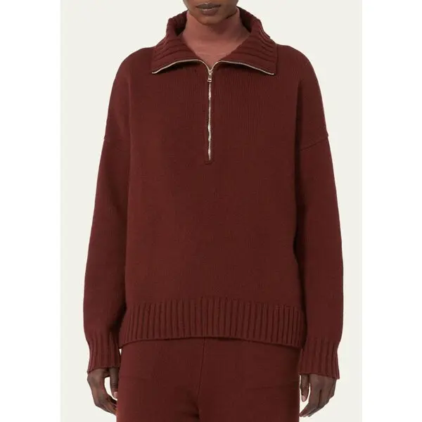Max Mara Quarter-zip Cashmere Sweater