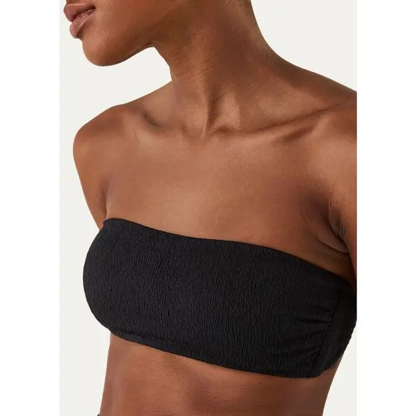 VIX PAULA HERMANNY Rosie Bandeau Bikini Top - Black