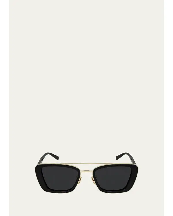 Saint Laurent 50mm Rectangular Sunglasses