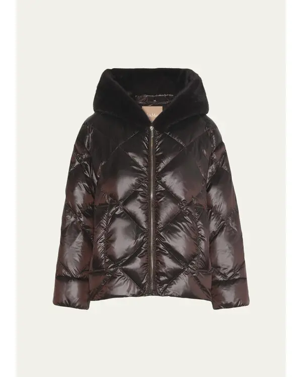 Max Mara The Cube Hooded Down Jacket