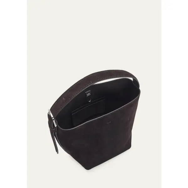 TOTEME Small Belted Suede Tote Bag