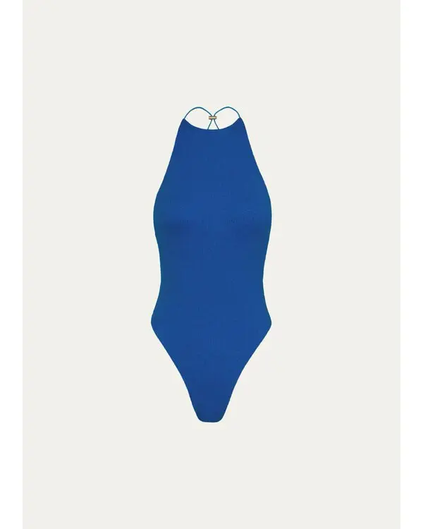 VIX PAULA HERMANNY Pixie One-piece Swimsuit - Blue