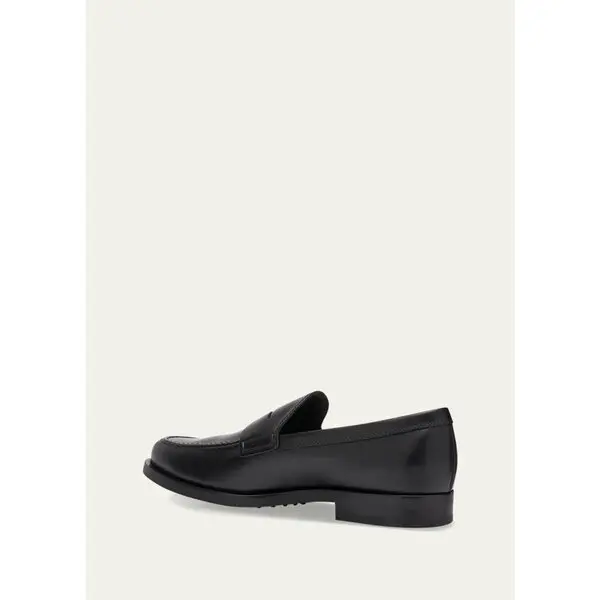 TOD'S Leather Moccasin Penny Loafers
